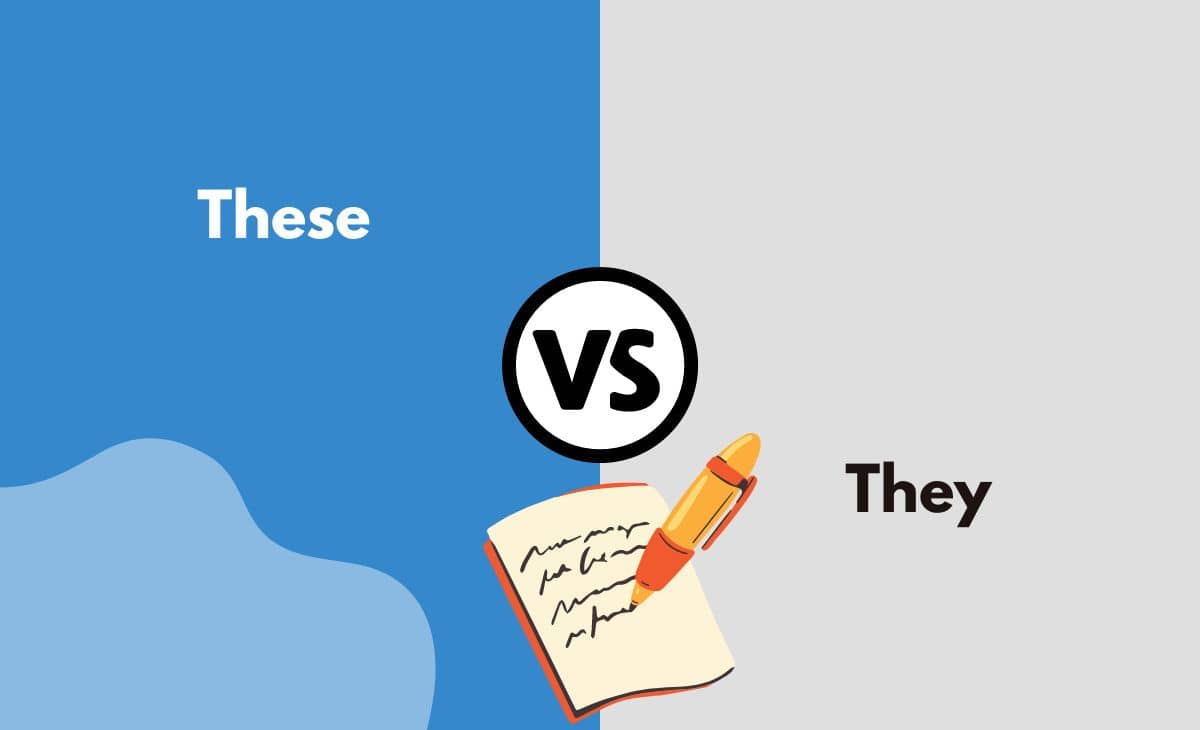 These Vs They What s The Difference With Table 
